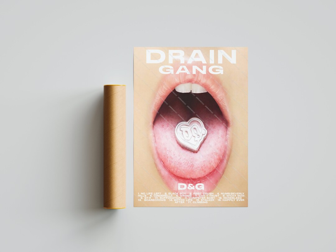 Drain Gang d&g Album Poster - Etsy