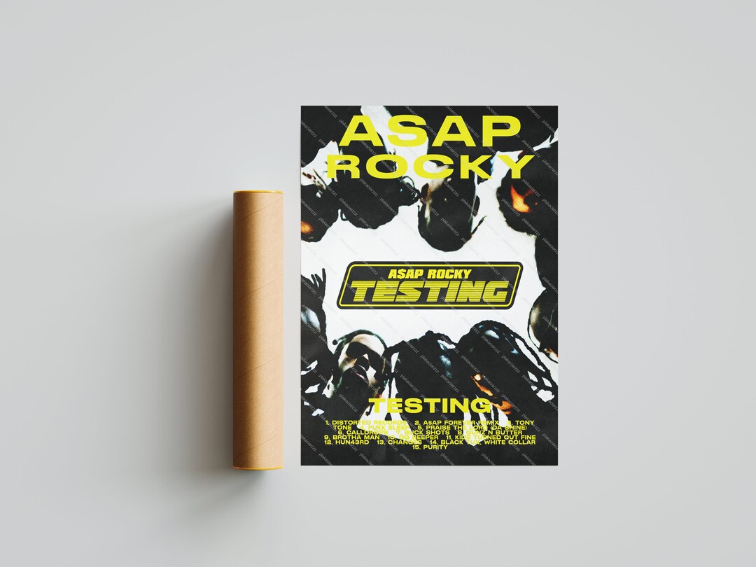 ASAP Rocky testing Album Poster - Etsy