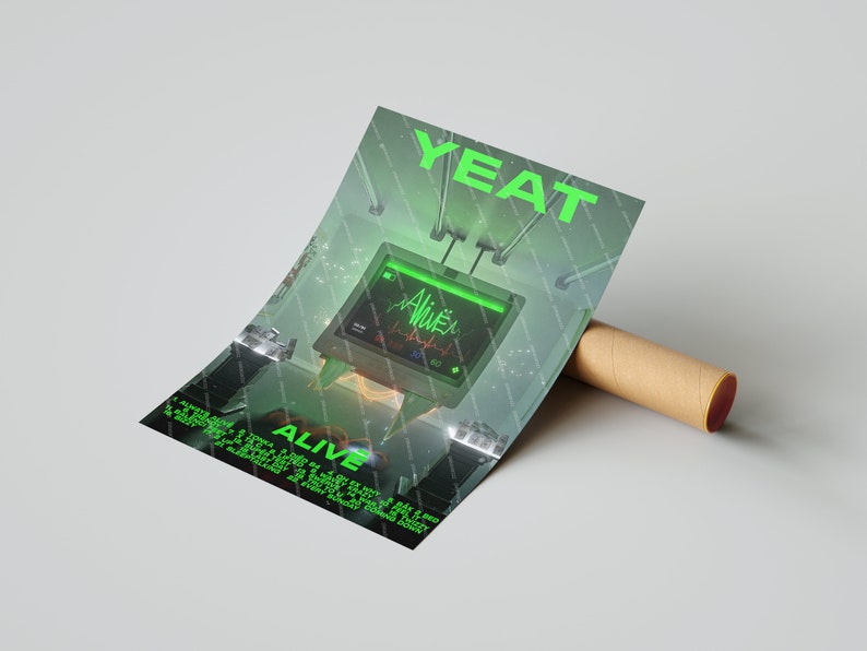 Yeat alivë Album Poster - Etsy