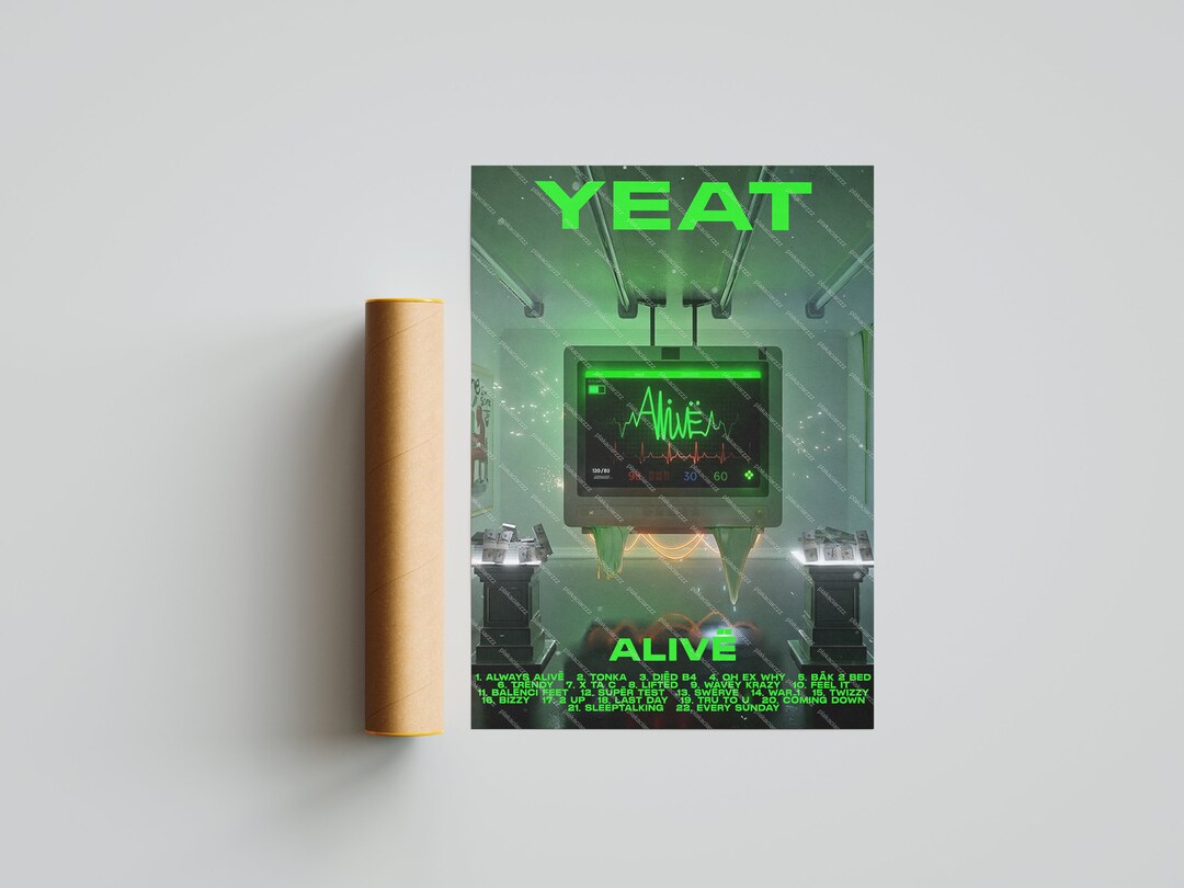 Yeat alivë Album Poster - Etsy