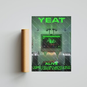 Yeat alivë Album Poster - Etsy