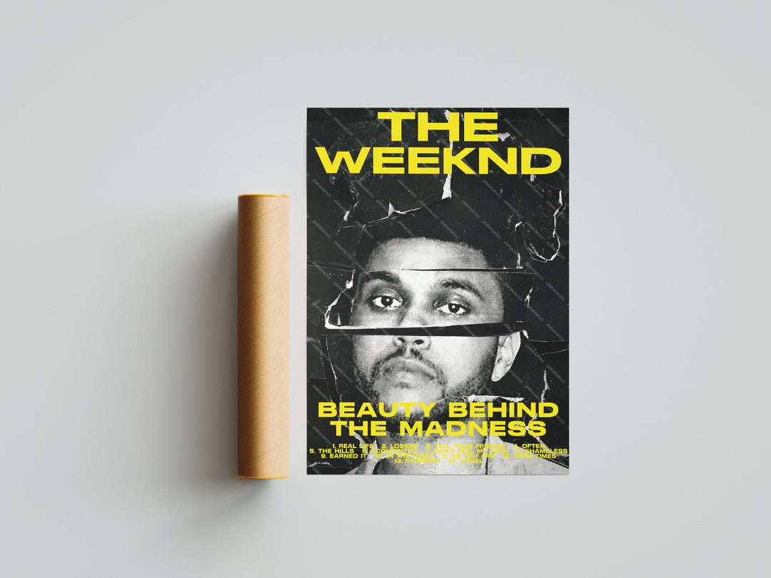 The Weeknd beauty Behind the Madness Album Poster - Etsy