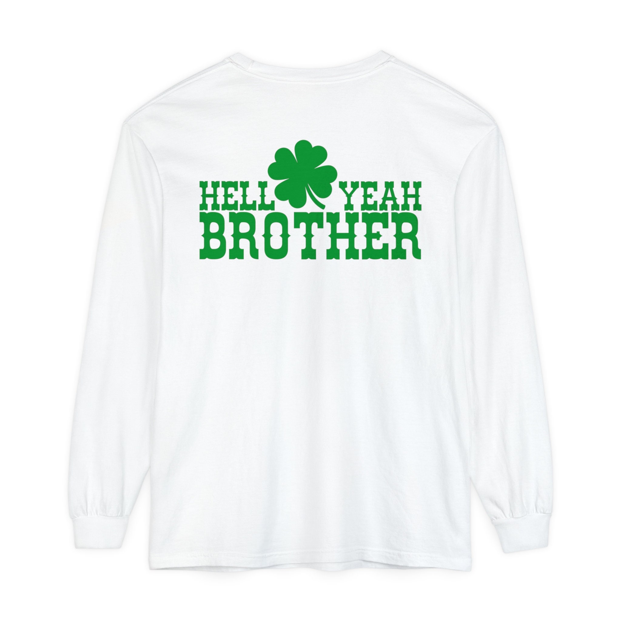 Shamrock Hell Yeah Brother Long Sleeve T-shirt - Etsy