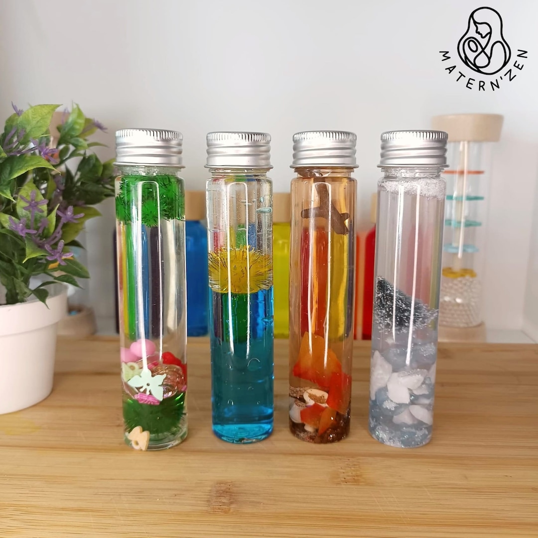 Sensory Bottles of the 4 Seasons - Etsy