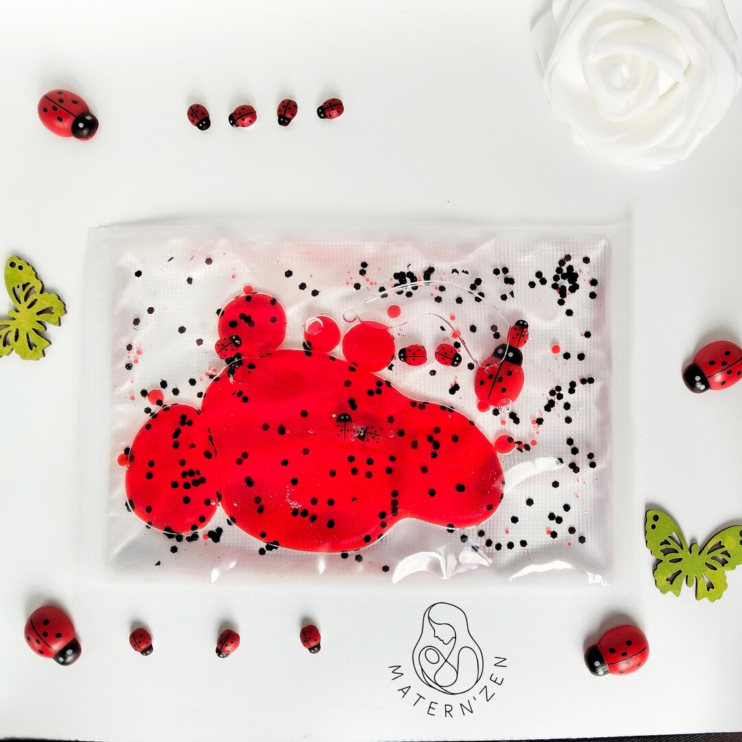 Liquid Sensory Bag Ladybugs. Montessori Sensory Activity. - Etsy