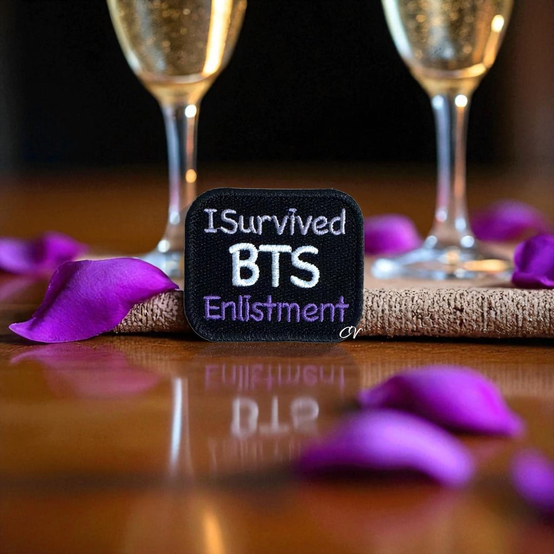 BTS Iron-on / Sew-on Patches - I Survived BTS Enlistment - Etsy