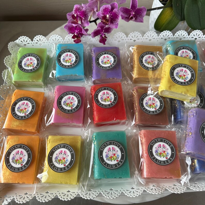 Book Soap Set, Book Lover Gift, Librarian, Teacher, Wedding Favor - Etsy