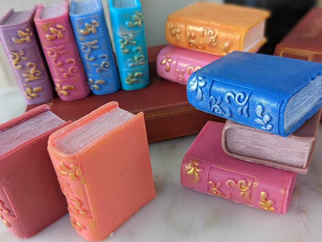 Set of 10 Soap Books Wedding Favors, Bridal Shower, Party Favors, Book ...