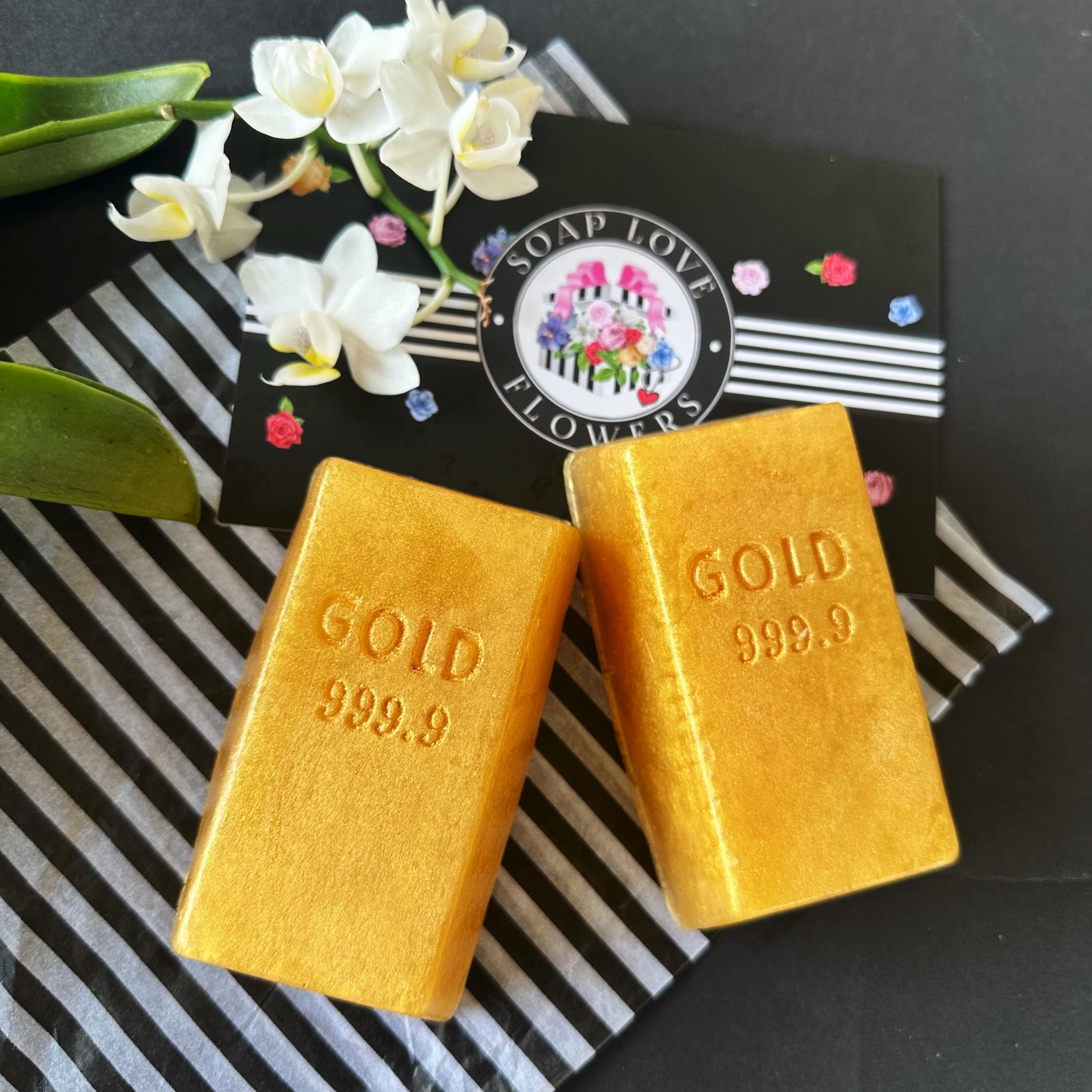 Gold Bar Soap: Luxurious Handmade Soap for Radiant Skin - Etsy