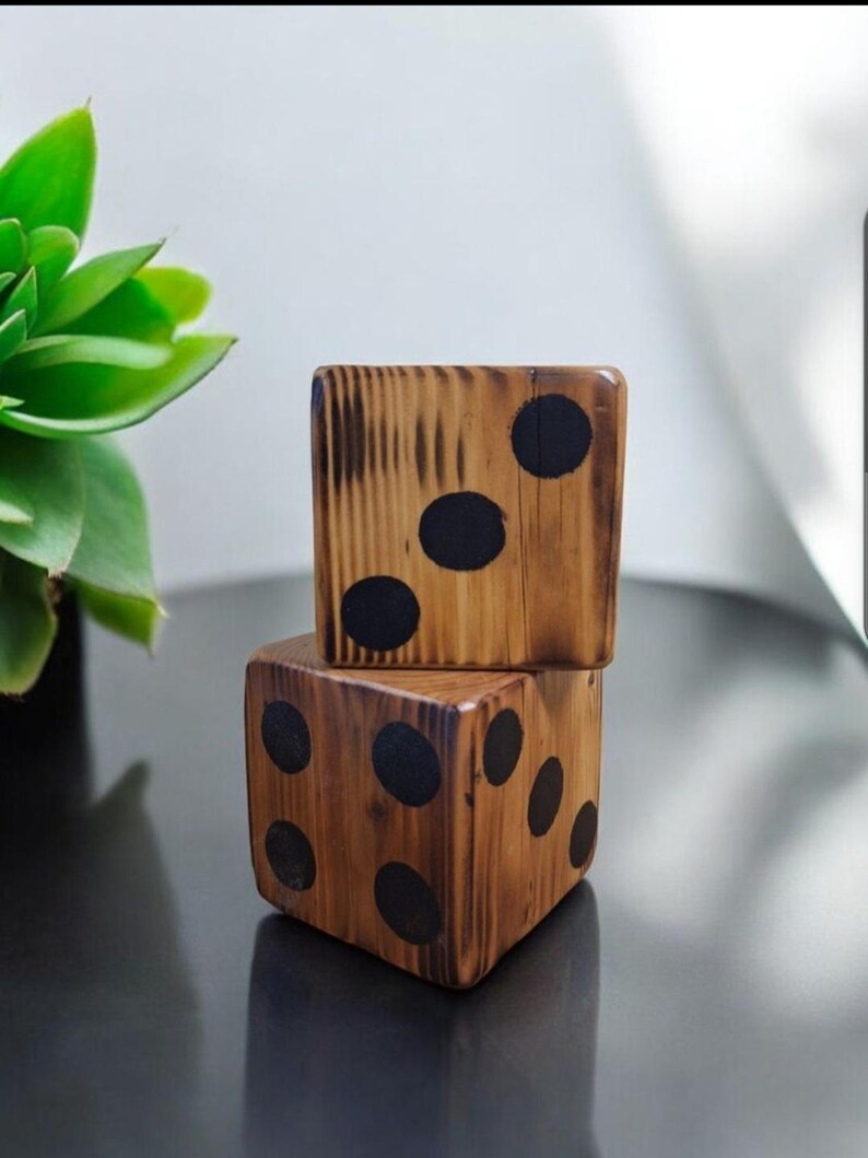 Wood Dice, Rustic Decor, Reclaimed Wood Dice, Handmade Dice - Etsy