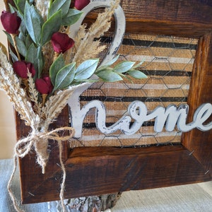Handmade "home" Sign Reclaimed Wood - Etsy