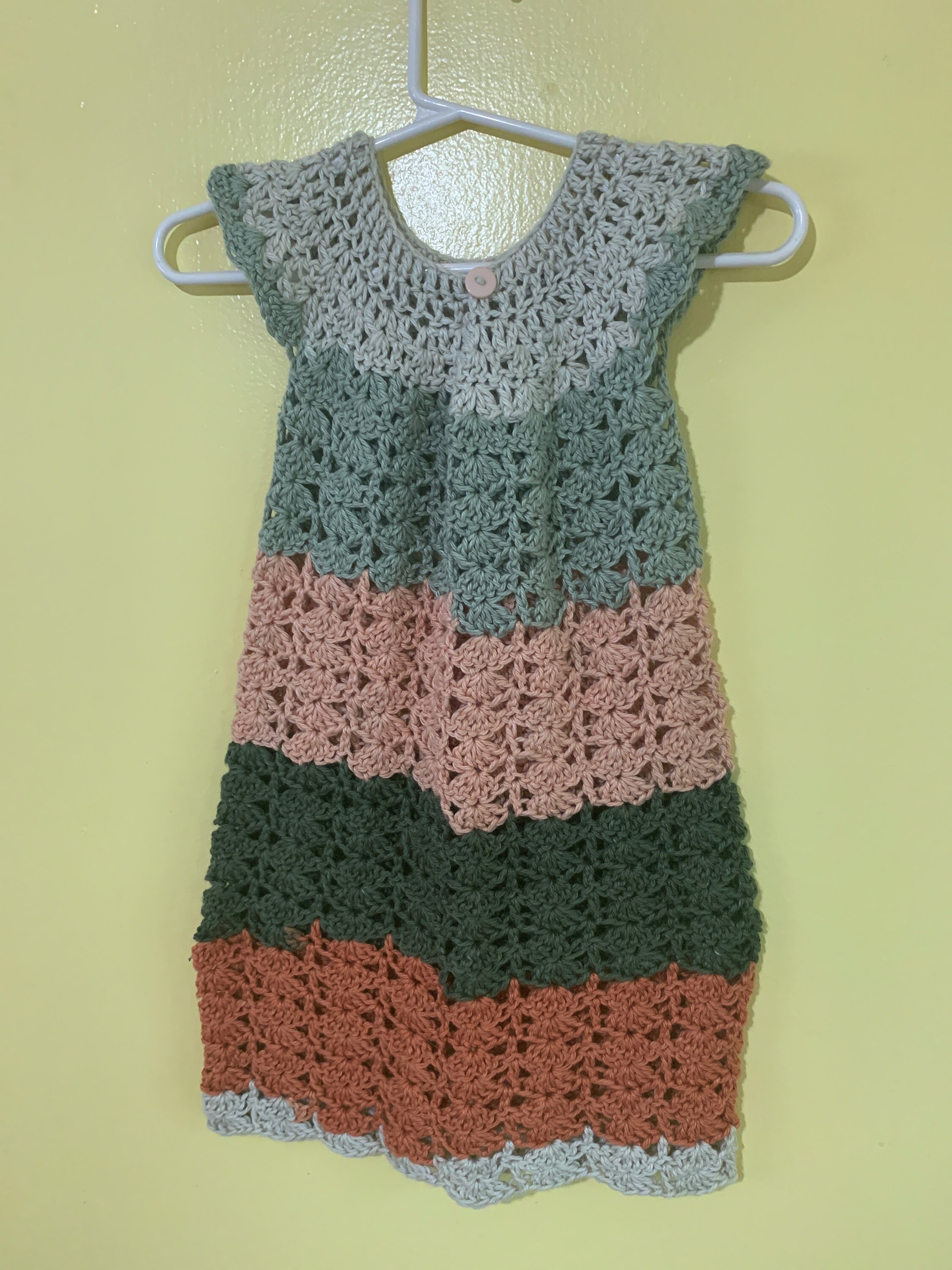 Girl's Crochet Dress - Etsy