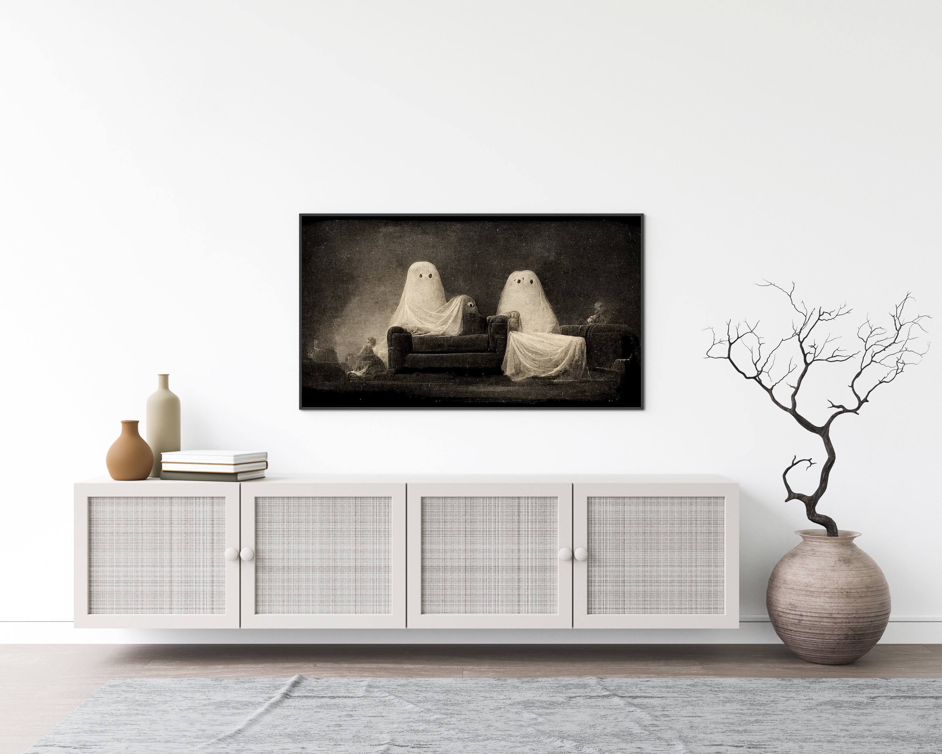 Halloween Ghost Spooky Digital Instant Download Art for Samsung TV ...