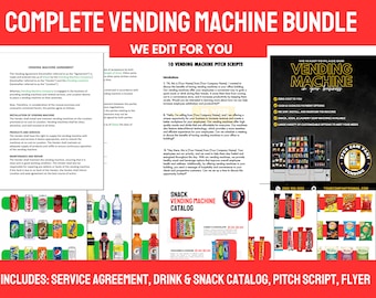 Vending Machine Pitch Script - Etsy