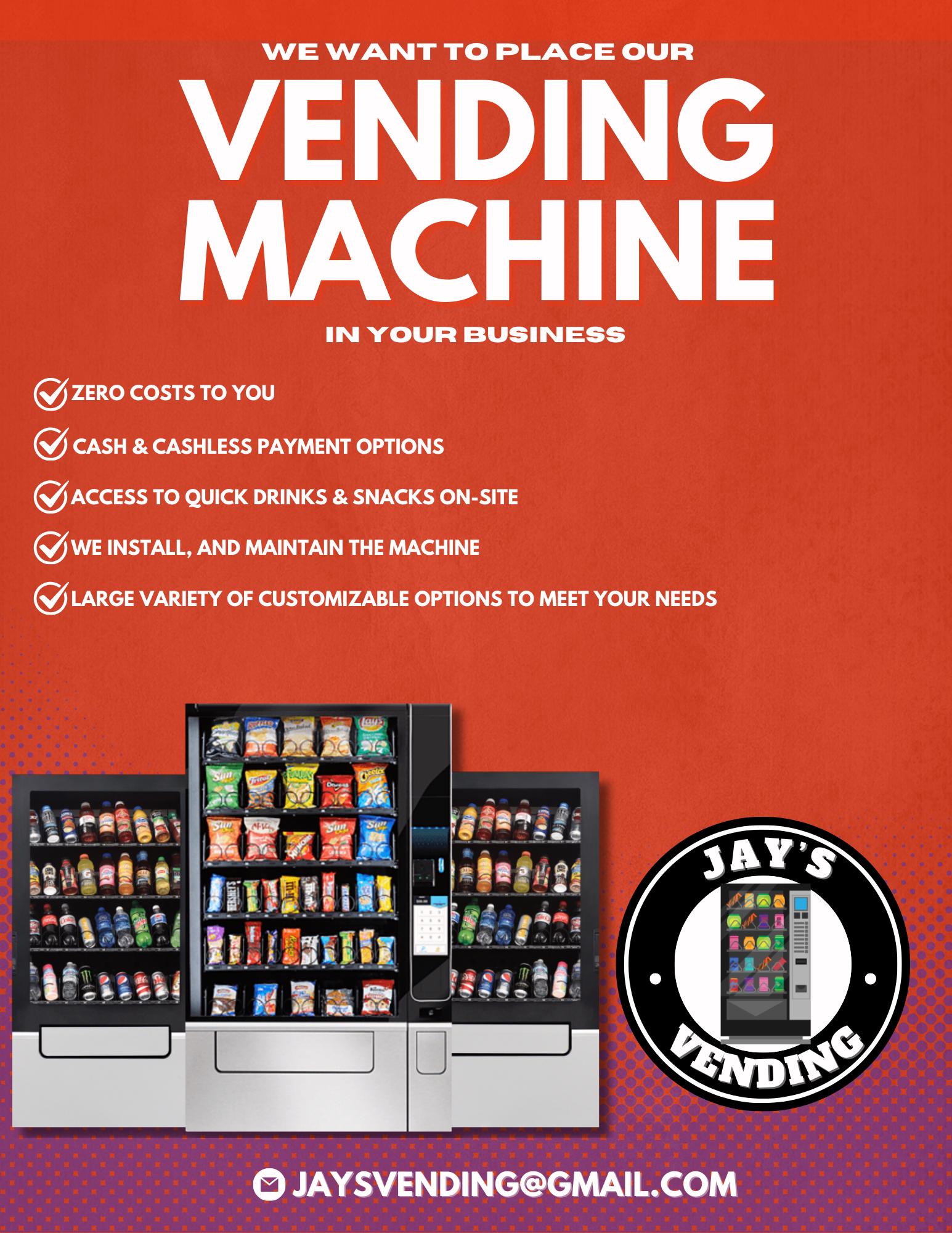 Custom Vending Machine Flyer: Personalized (digital Download) - Etsy