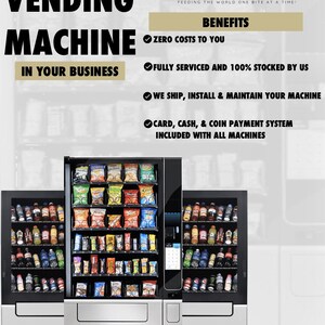 We Customize for You | Vending Machine Flyer | Printable | Social Media ...