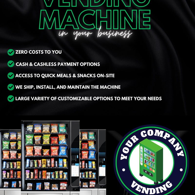 Vending Machine Template - Etsy