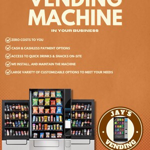 Custom Vending Machine Flyer: Personalized (digital Download) - Etsy