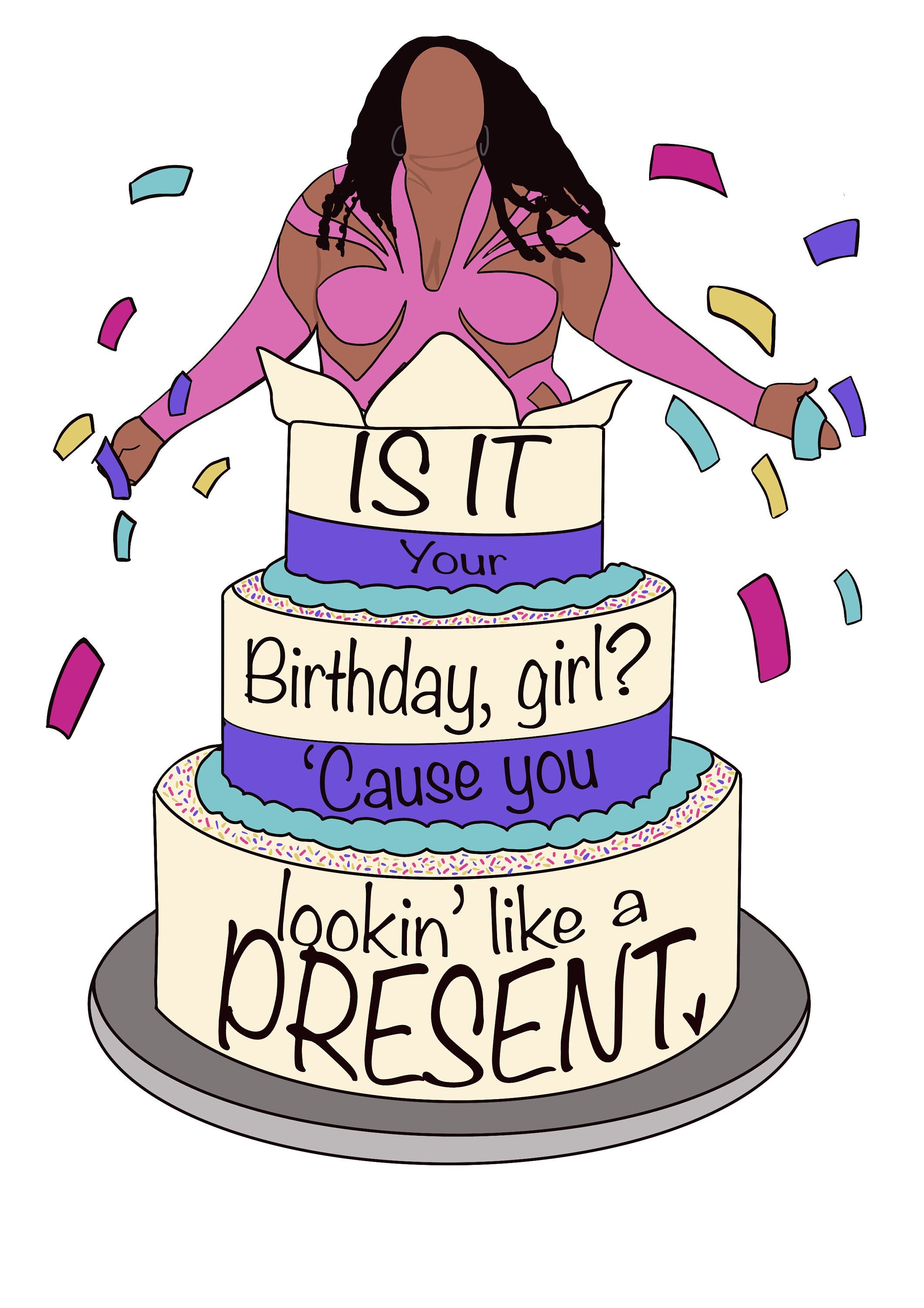 Lizzo Birthday Card Digital Download - Etsy UK