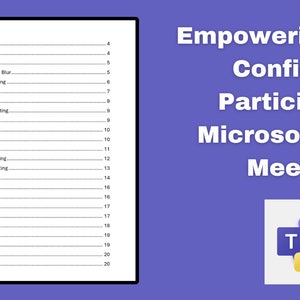Ultimate Microsoft Teams Meeting User Guide - Etsy Canada