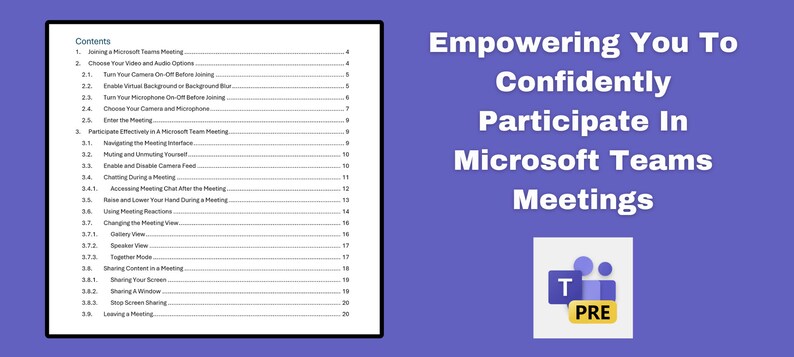 Ultimate Microsoft Teams Meeting User Guide - Etsy Canada