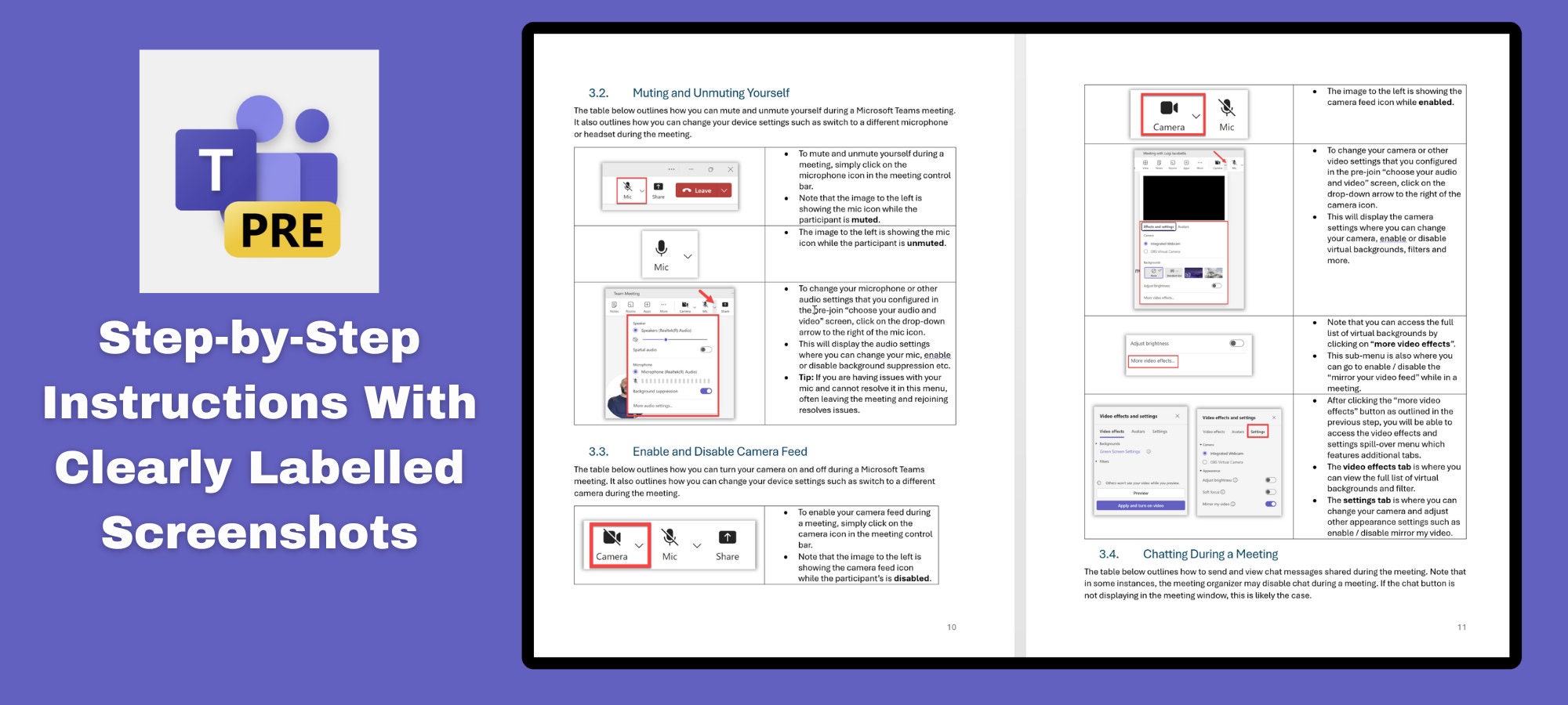 Ultimate Microsoft Teams Meeting User Guide - Etsy