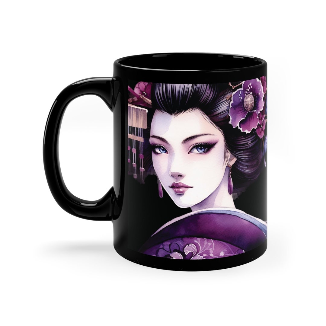 Glossy Geisha Mug, 11 Oz. 100% Ceramic Coffee Mug - Etsy