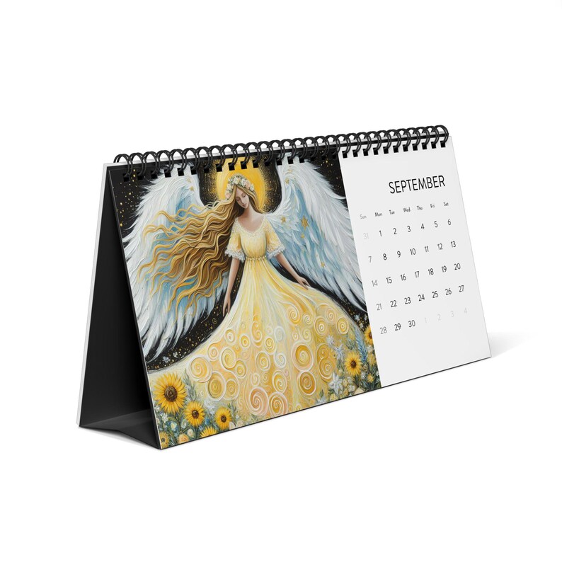 2025 Angel Desktop Flip Calendar, Small Planner for Home and Office - Etsy