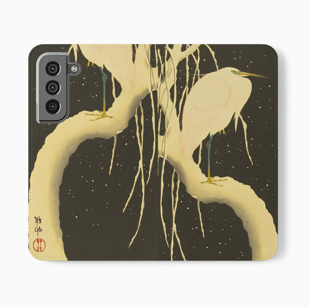 Snowbird Japanese Art Samsung Galaxy Wallet Case - Etsy