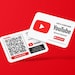 Youtube Business Card, Logo QR Code Design, Subscribe Cards, Like Cards ...