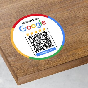Window Stickers, Google Review QR Code Stickers, Custom Stickers ...