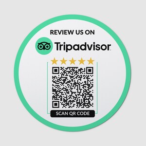 Tripadvisor Window Stickers, QR Code Stickers, Custom Stickers, Printed ...
