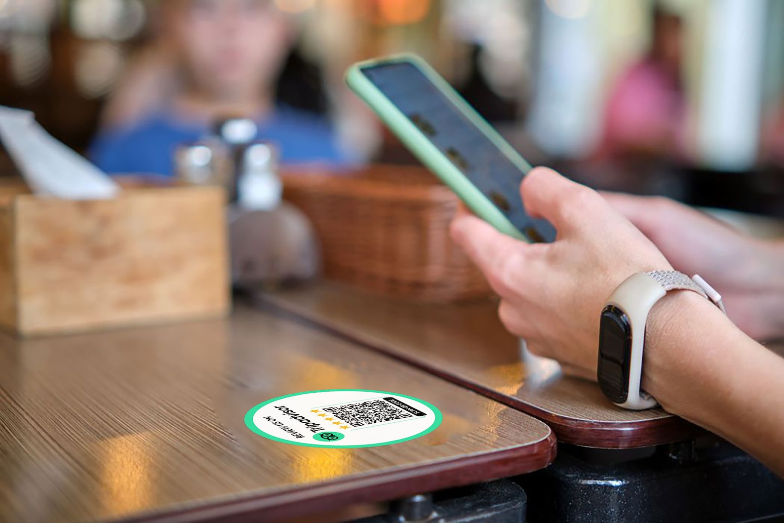 Tripadvisor Window Stickers QR Code Stickers Custom - Etsy