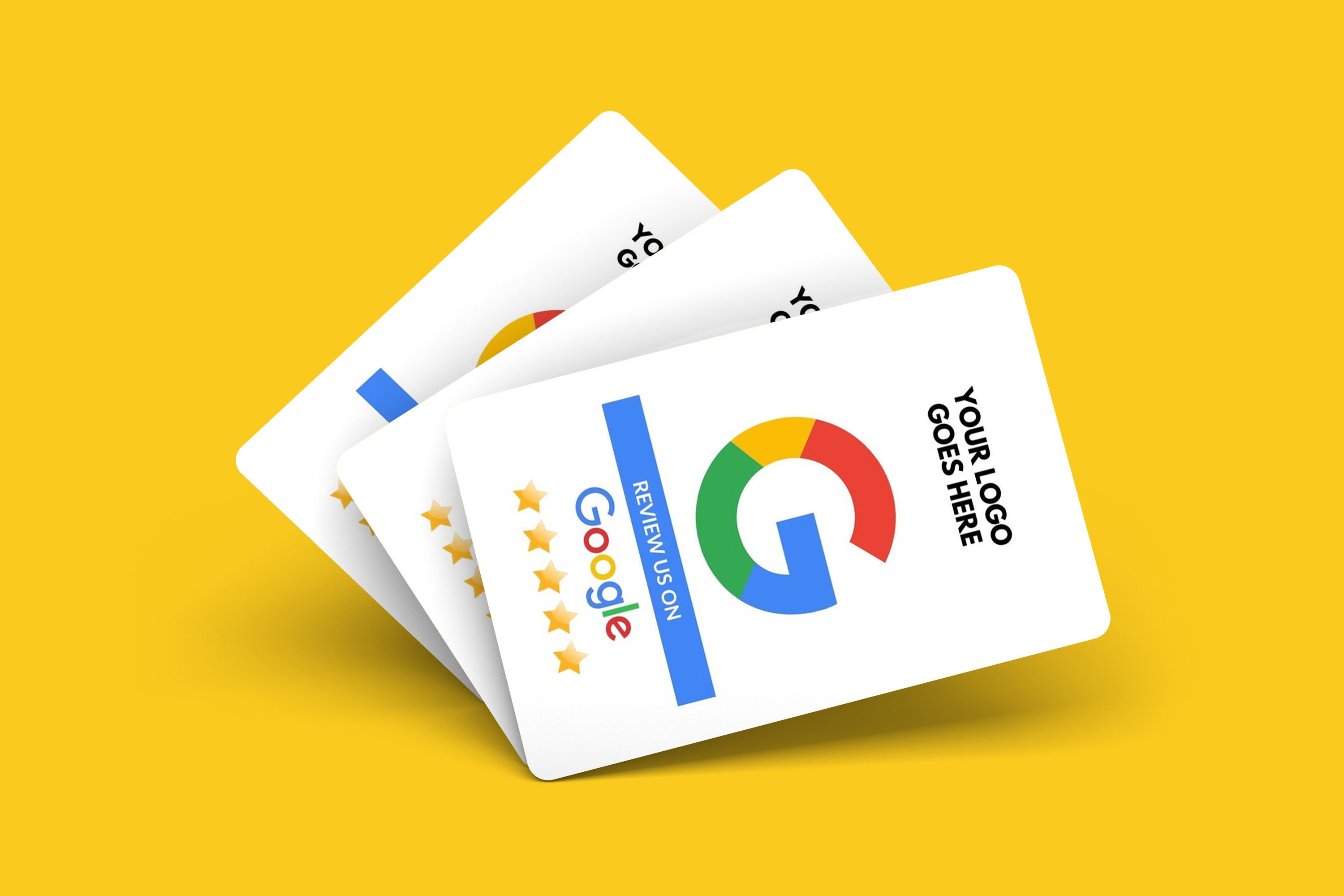 Business Cards With Google Review Rating QR Code Custom - Etsy