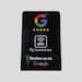 Black Google Review NFC Table Stand, Table Stand, Boost Your Google ...