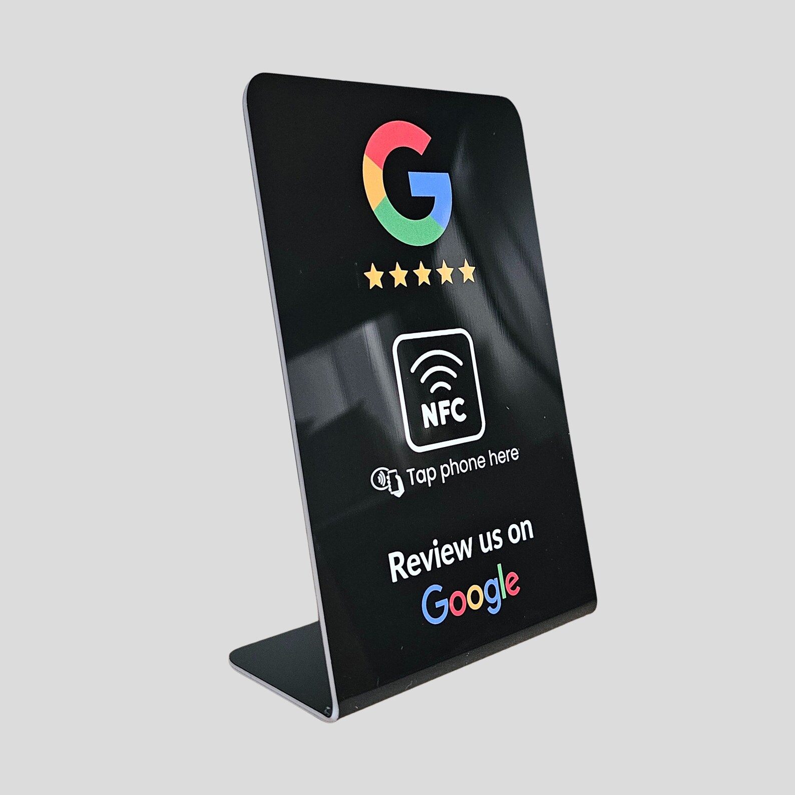 Google Review NFC Table Stand, Table Stand, Boost Your Google Reviews ...