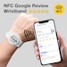 White Google Review NFC Wristband, Bracelet, Watch Strap, Boost Your ...