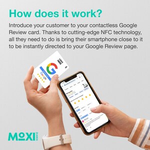 NFC Contactless Google Review Cards, Personalised Design, PVC Feedback ...