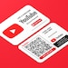Youtube Business Card, Logo QR Code Design, Subscribe Cards, Like Cards ...