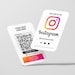 Instagram Business Card, QR Code Followers, Insta QR Cards, Custom ...