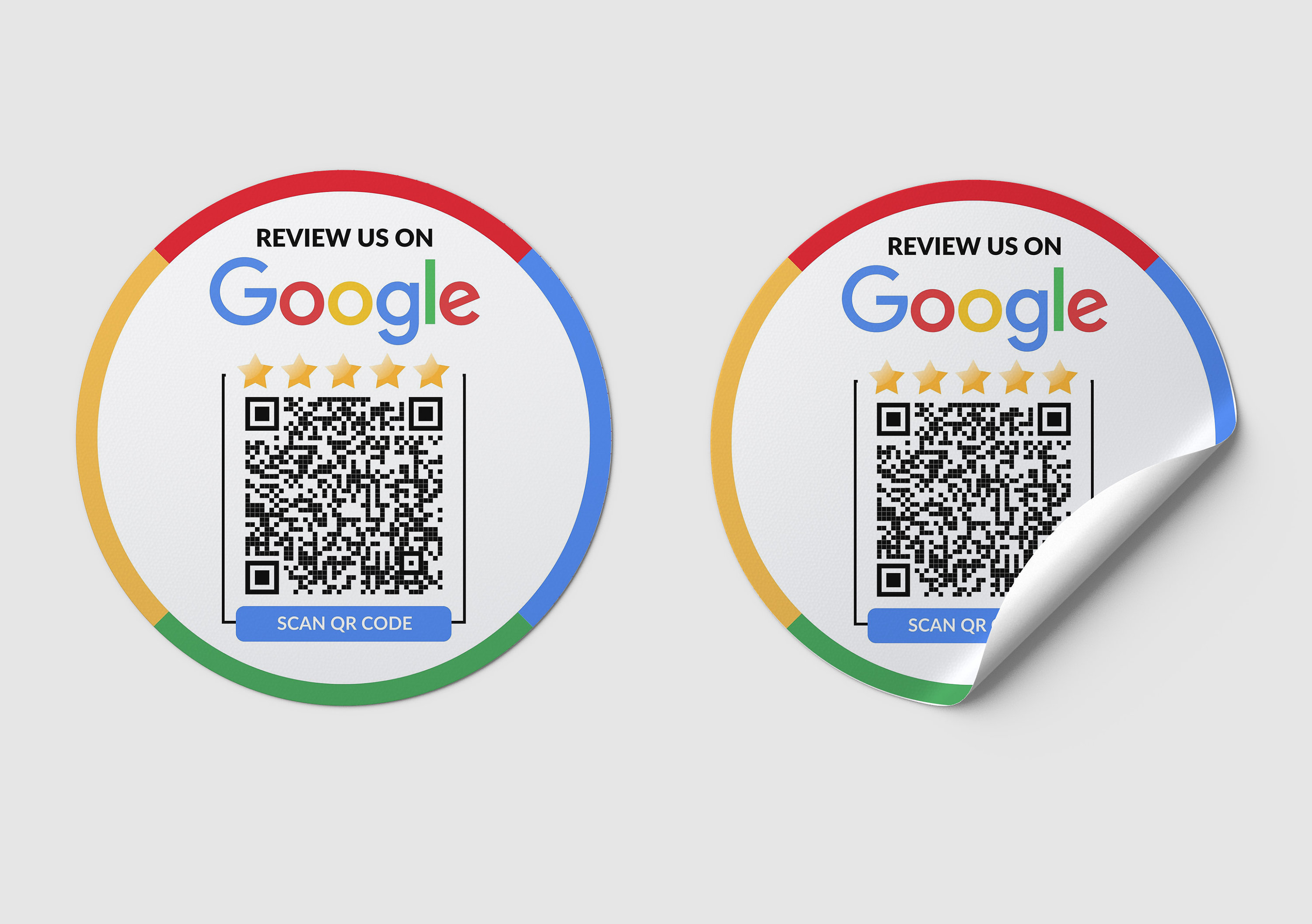 Window Stickers, Google Review QR Code Stickers, Custom Stickers ...