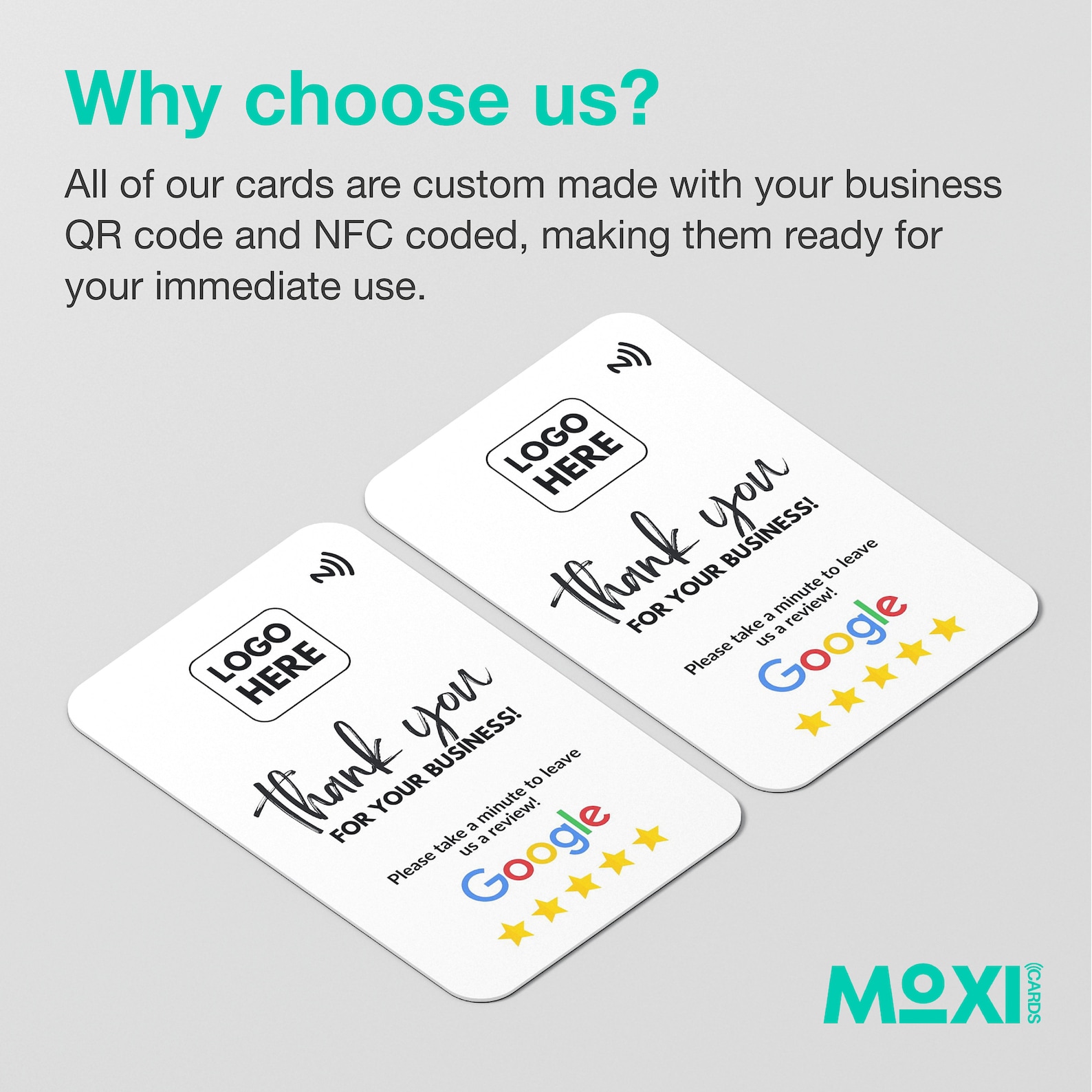 NFC Google Review Card Single Sided Card PVC Feedback Cards - Etsy