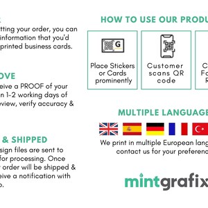Window Stickers, Google Review QR Code Stickers, Custom Stickers ...