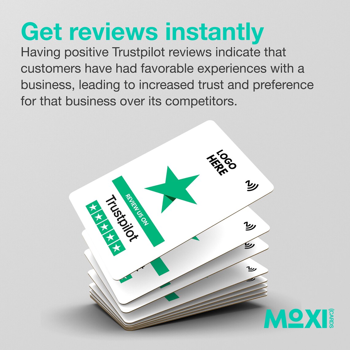 Custom NFC Card Trustpilot Review Cards, Tap Review Card, Increase ...