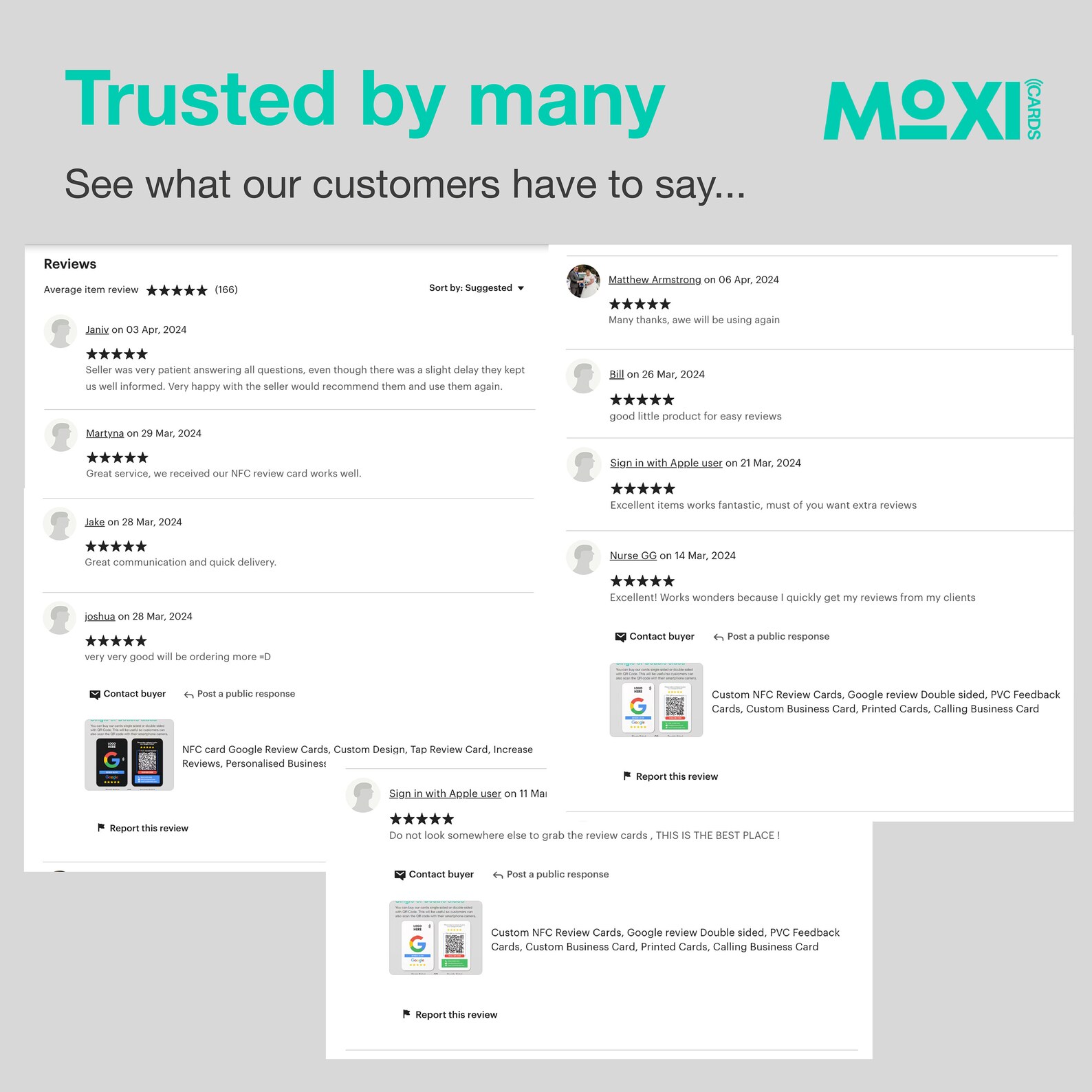 NFC Google Review Card, Single Sided Card, PVC Feedback Cards, Custom ...