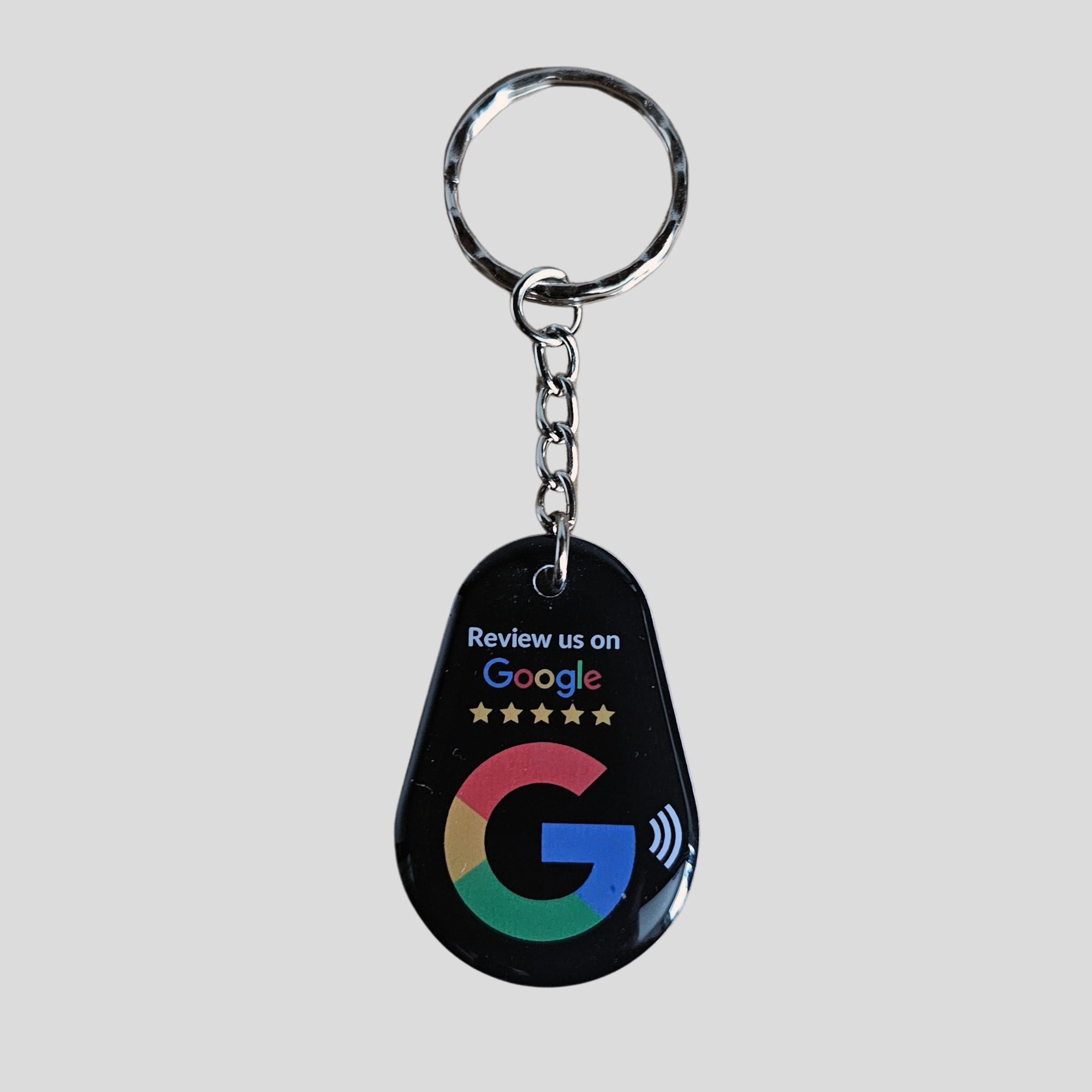Black Google Review NFC Key Ring, Key Chain, Boost Your Google Reviews ...