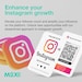 Custom NFC Instagram Cards, QR Code Instagram Business Card, PVC ...