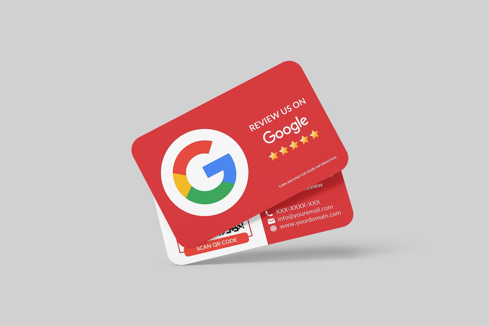 Business Card Google Review, Logo QR Code Design, Custom Business Card ...