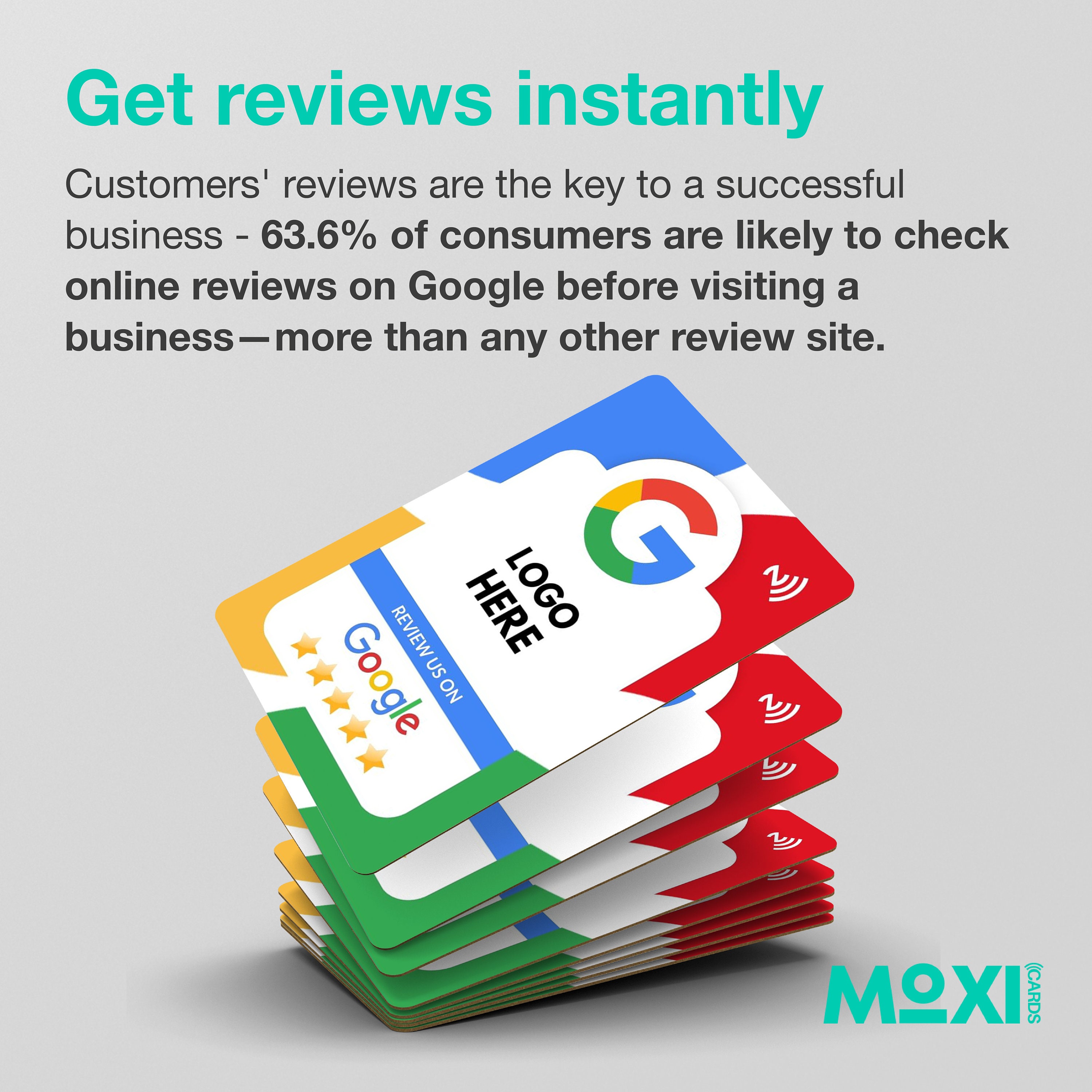 NFC Card Google Review Cards, Personalised Design, Tap Review Card ...
