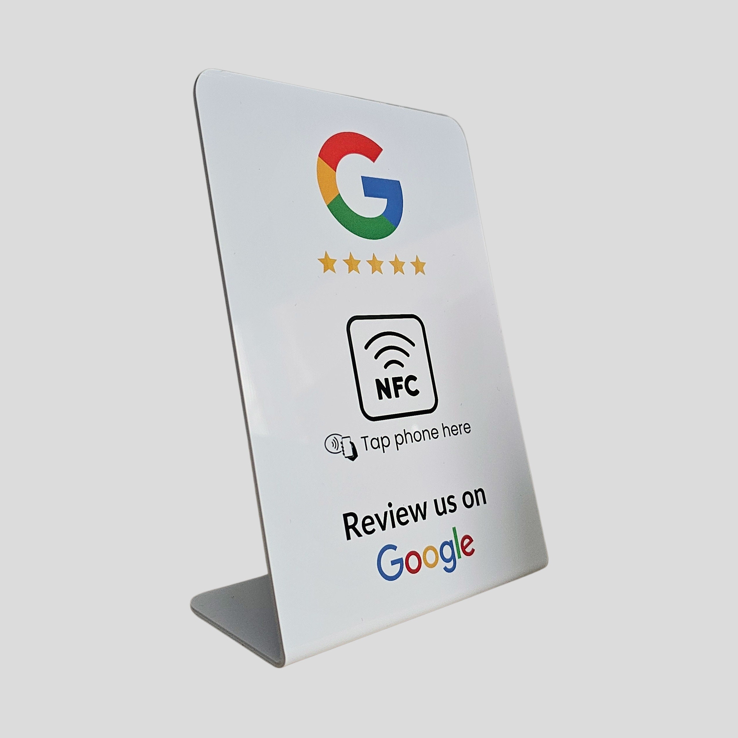 Google Review NFC Table Stand, Table Stand, Boost Your Google Reviews ...